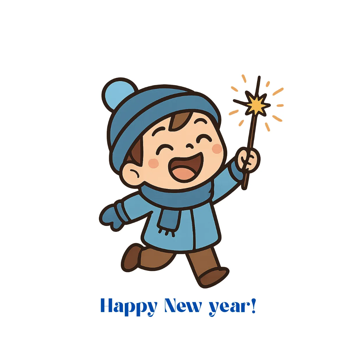 Free January Clipart Template to Edit Online