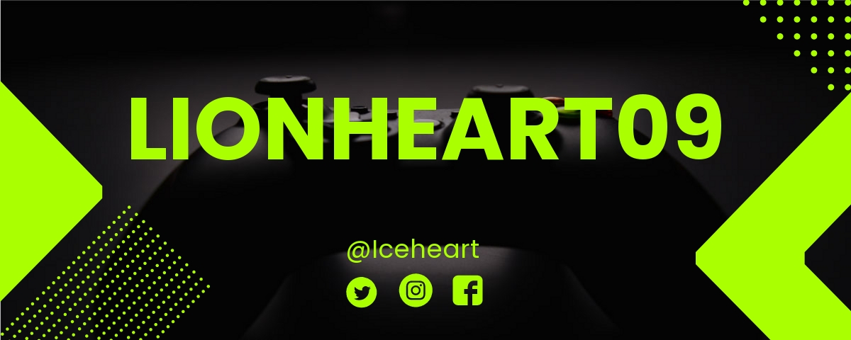 Free Game Controller Twitch Banner Template