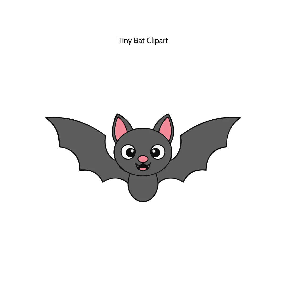 Free Tiny Bat Clipart Template to Edit Online