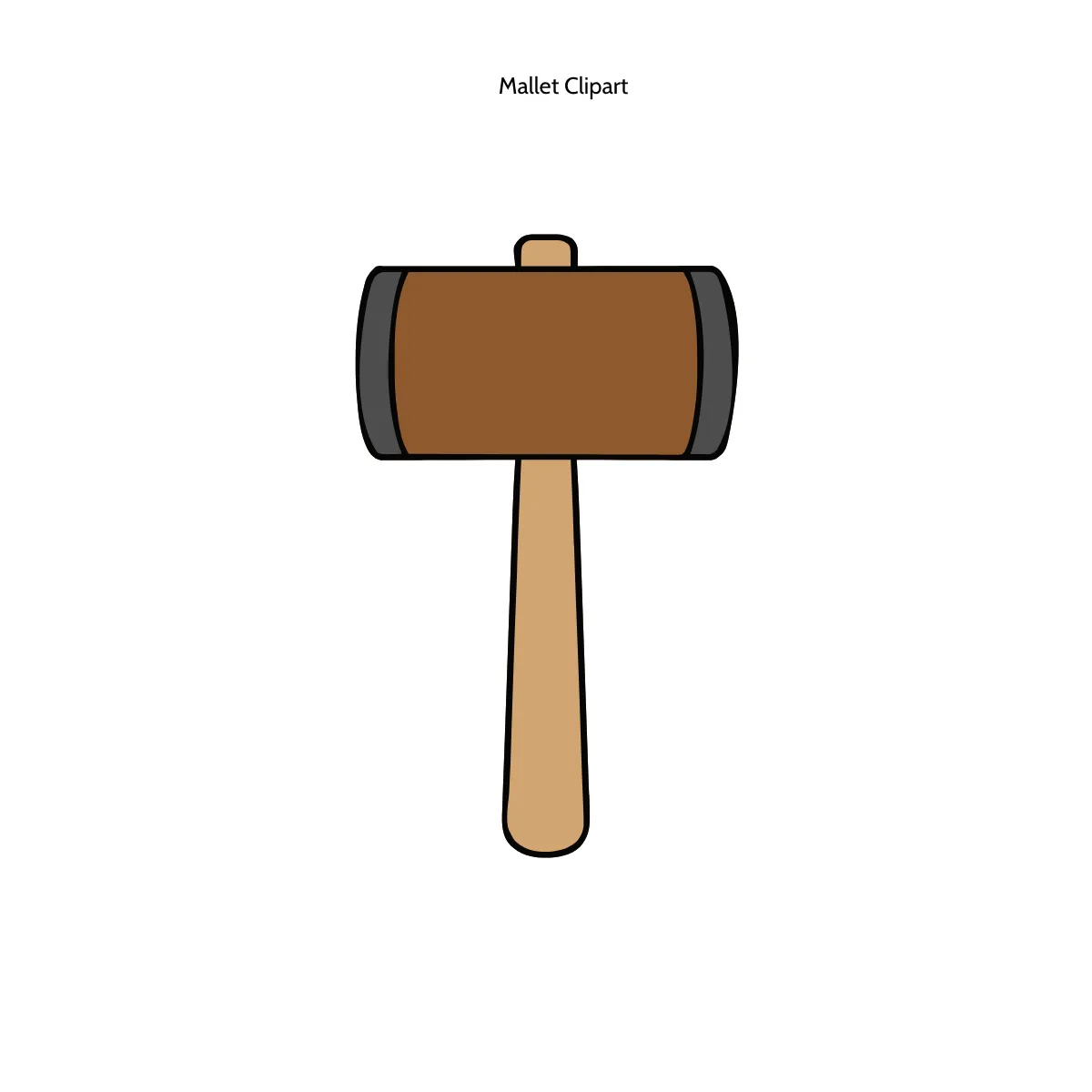 Free Mallet Clipart Template to Edit Online