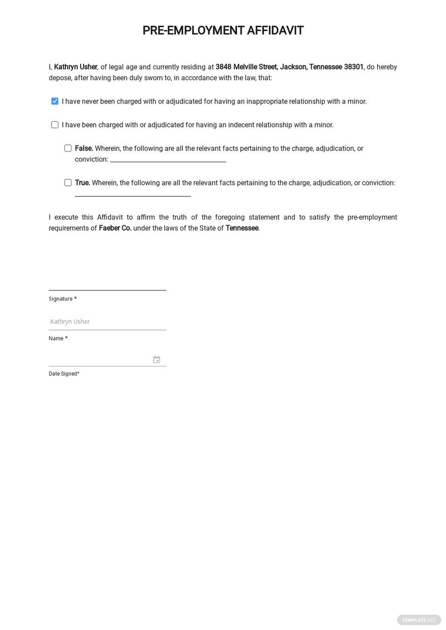 Employment Separation Agreement Template
