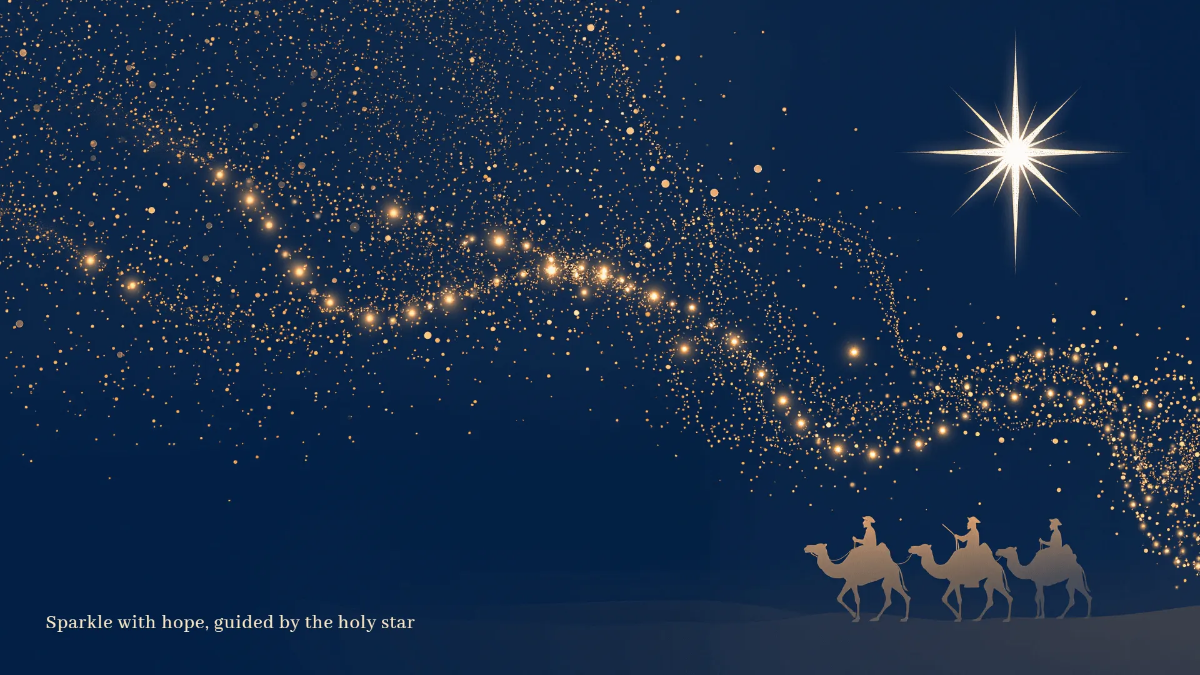 Free Epiphany Glitter Background Template to Edit Online