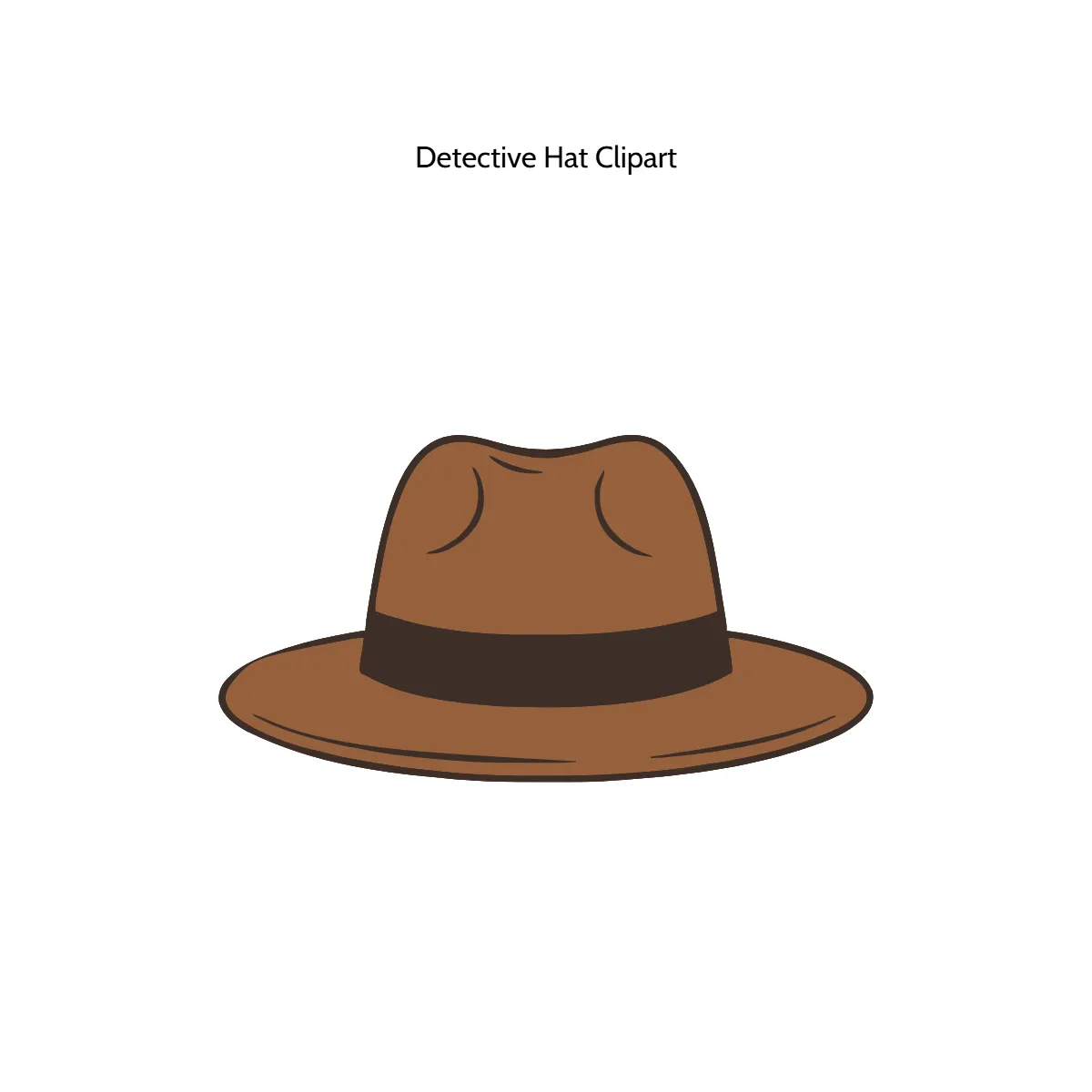 Free Detective Hat Clipart Template to Edit Online