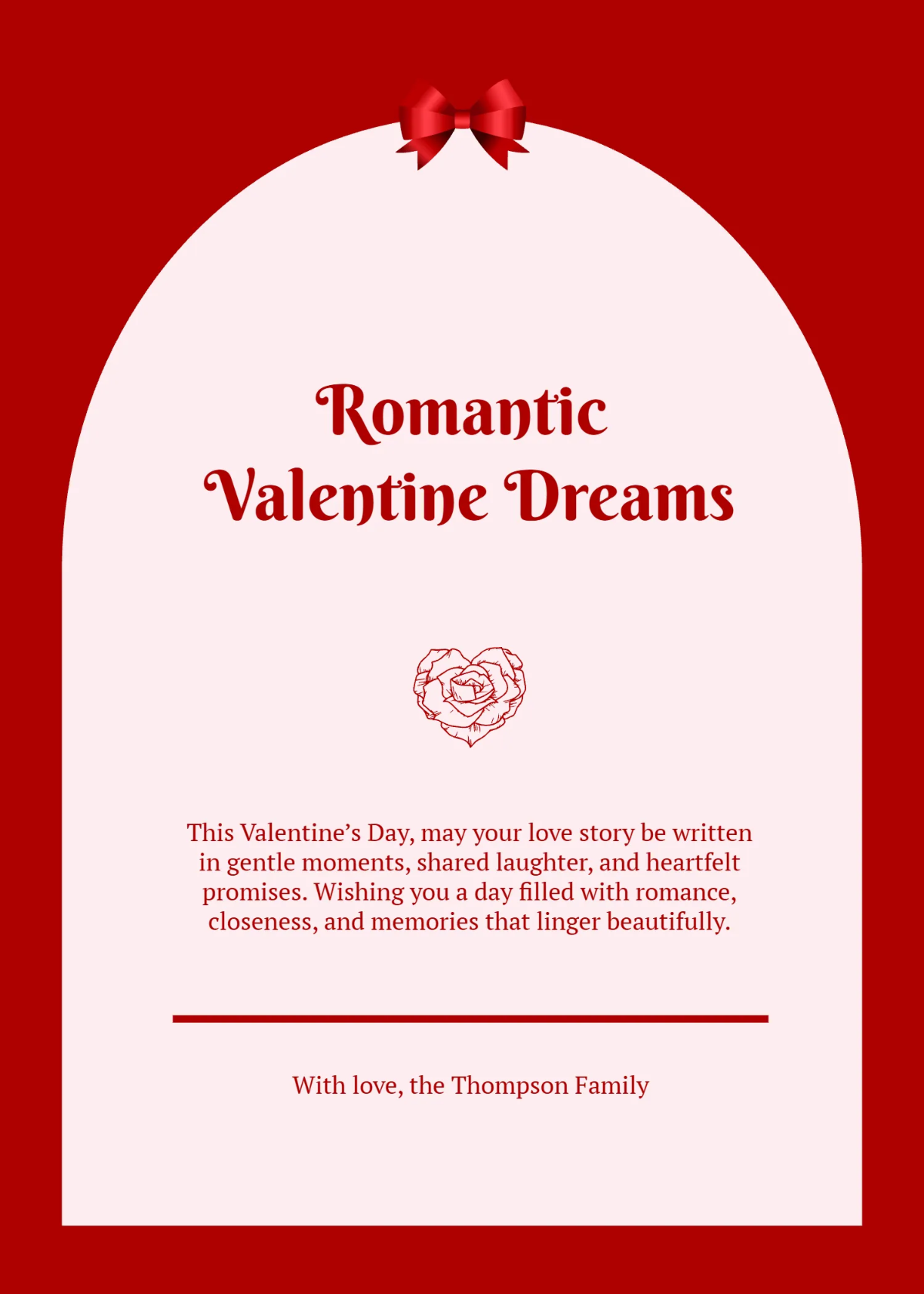 Free Valentine's Day Wishes Templates to Edit Online