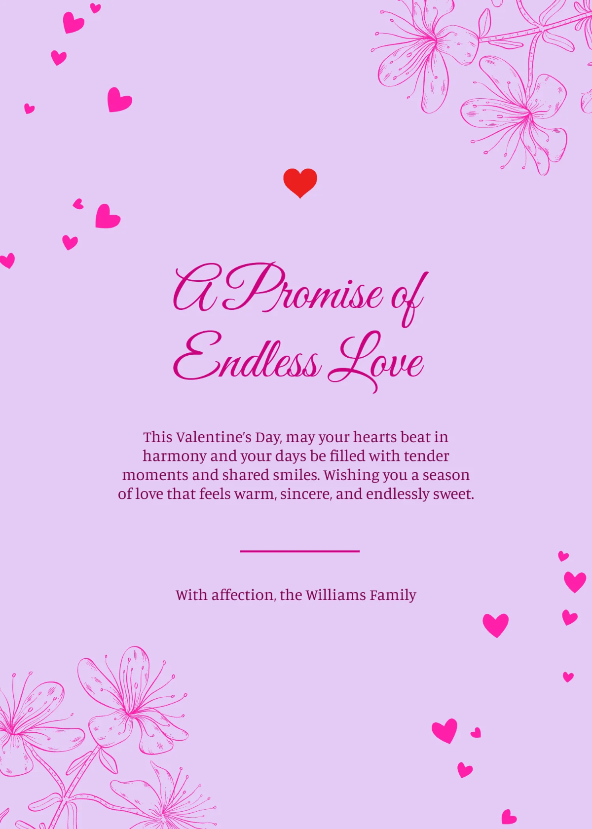 Free Valentine's Day Wishes Templates to Edit Online