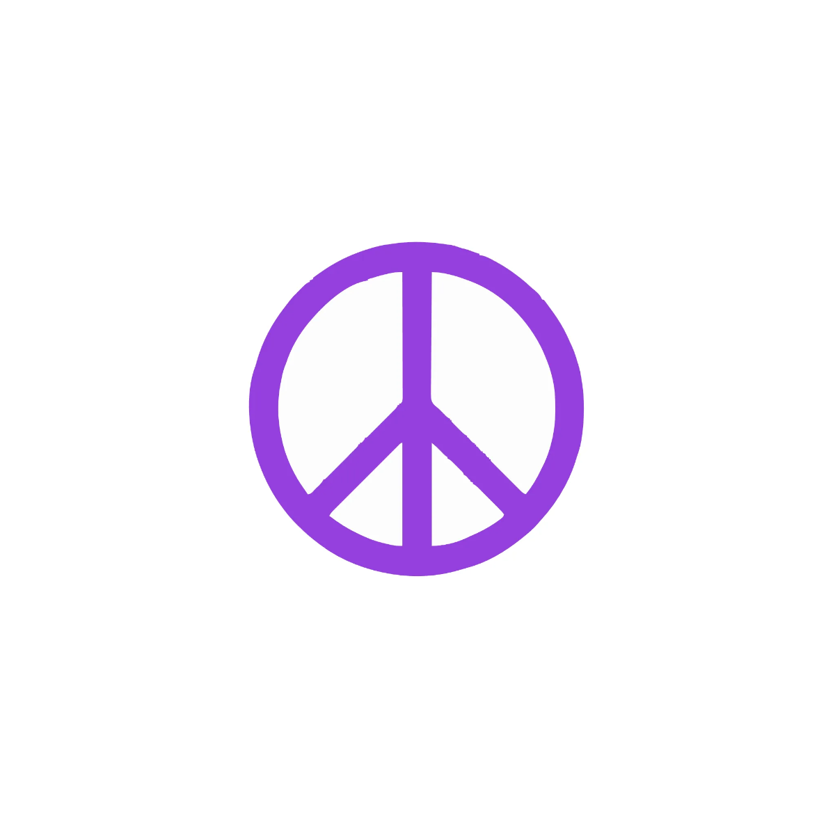 Free Peace Symbol Template to Edit Online