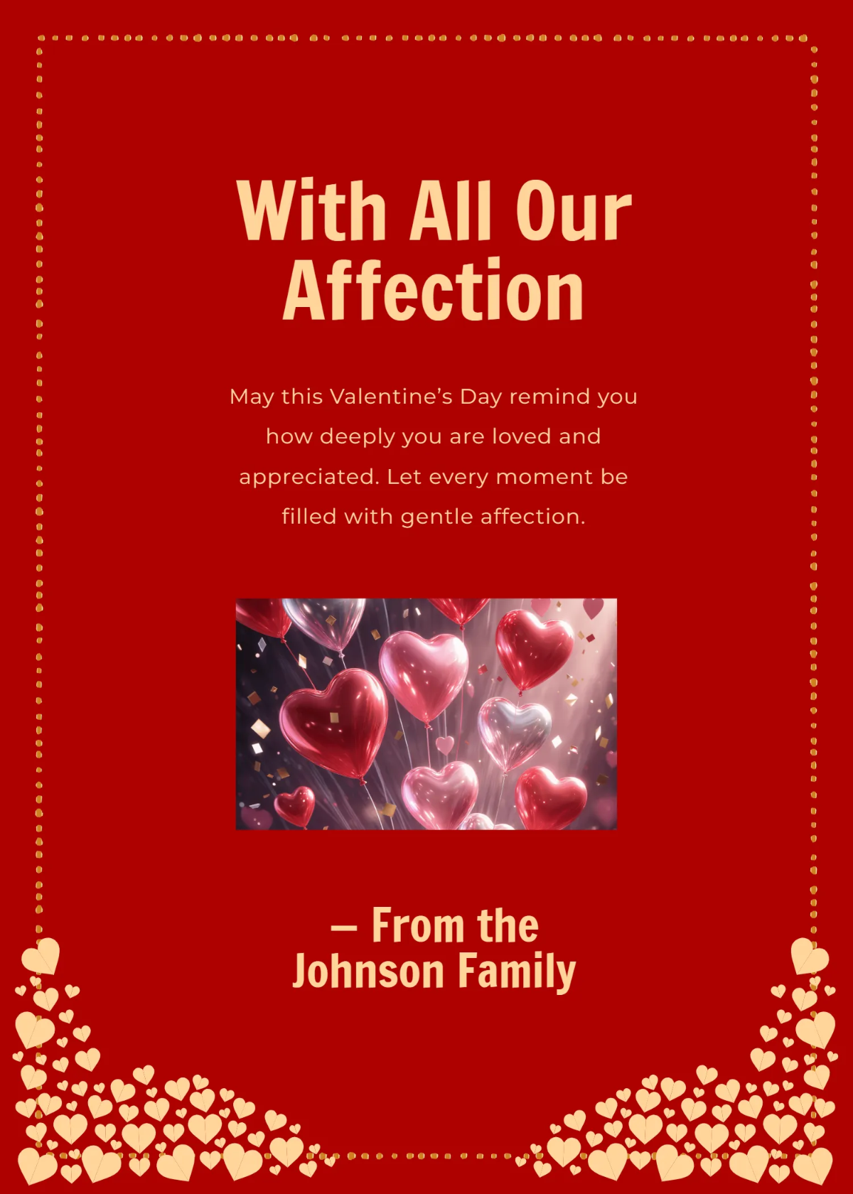 Free Valentine's Day Wishes Templates to Edit Online