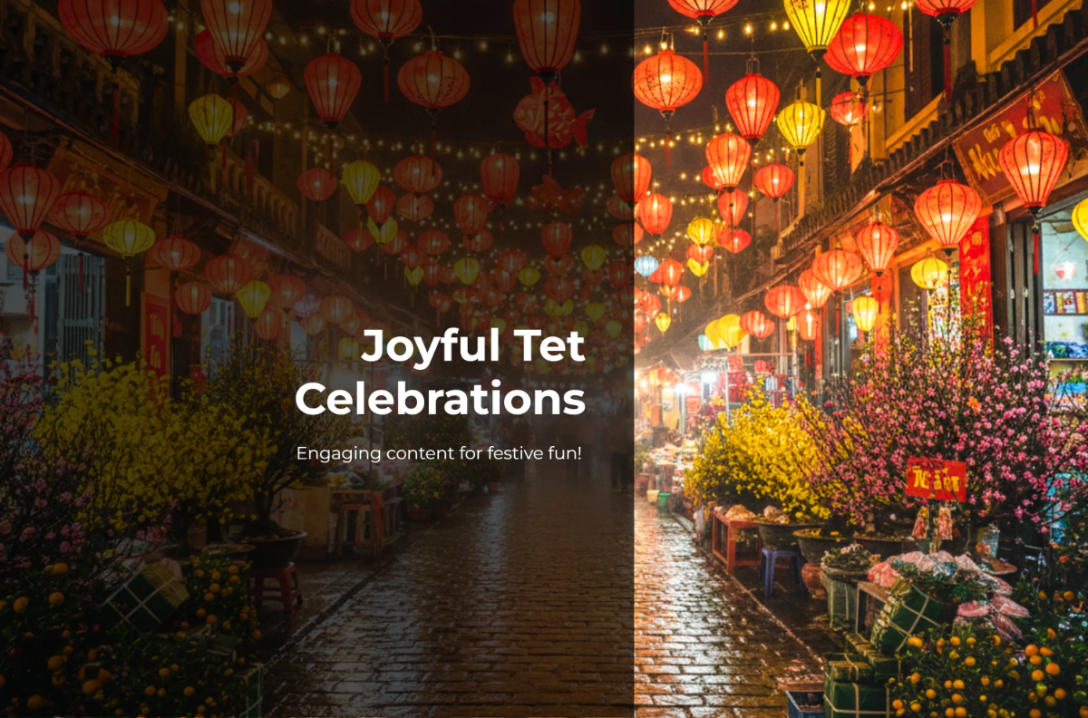 Free Minimalist Tet Banner Template to Edit Online