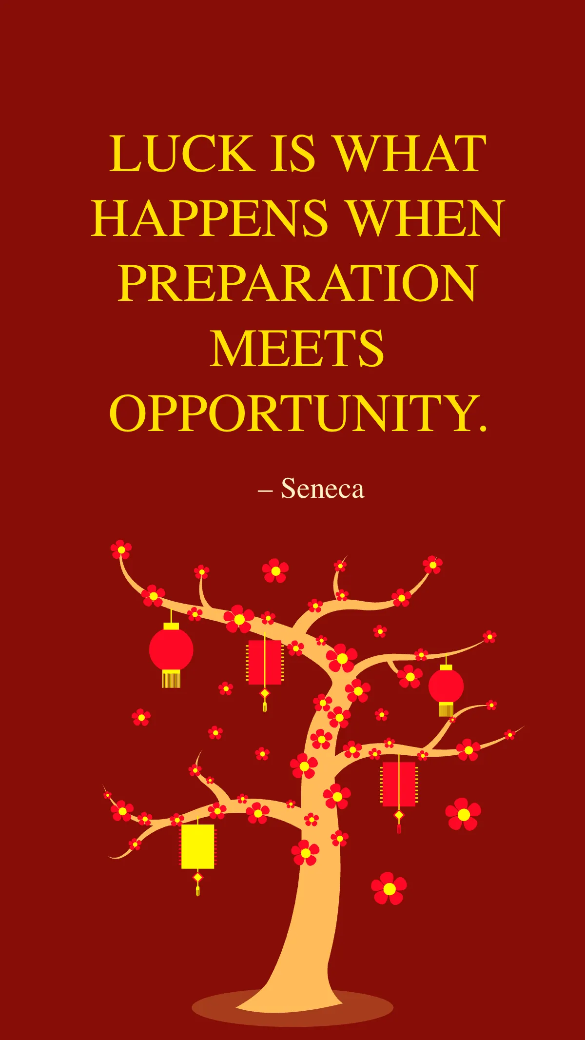 Free Tet Lucky Quote Template to Edit Online