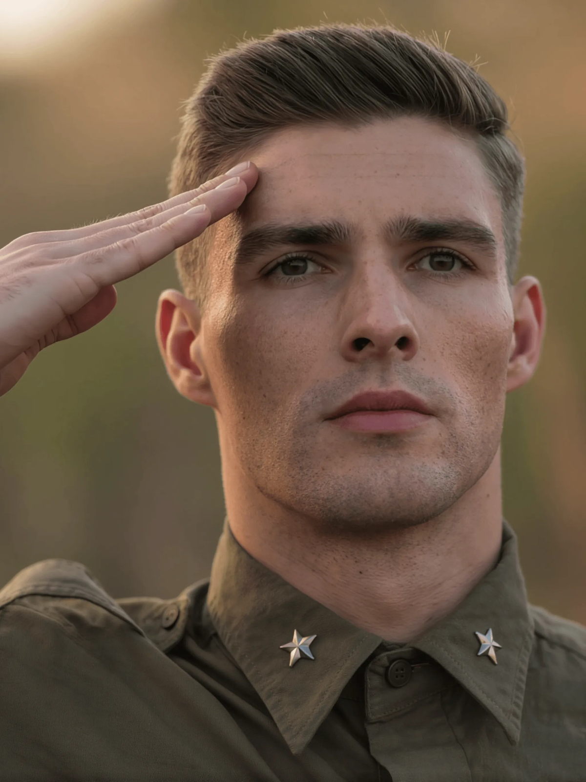 Free Soldier Portrait Template to Edit Online