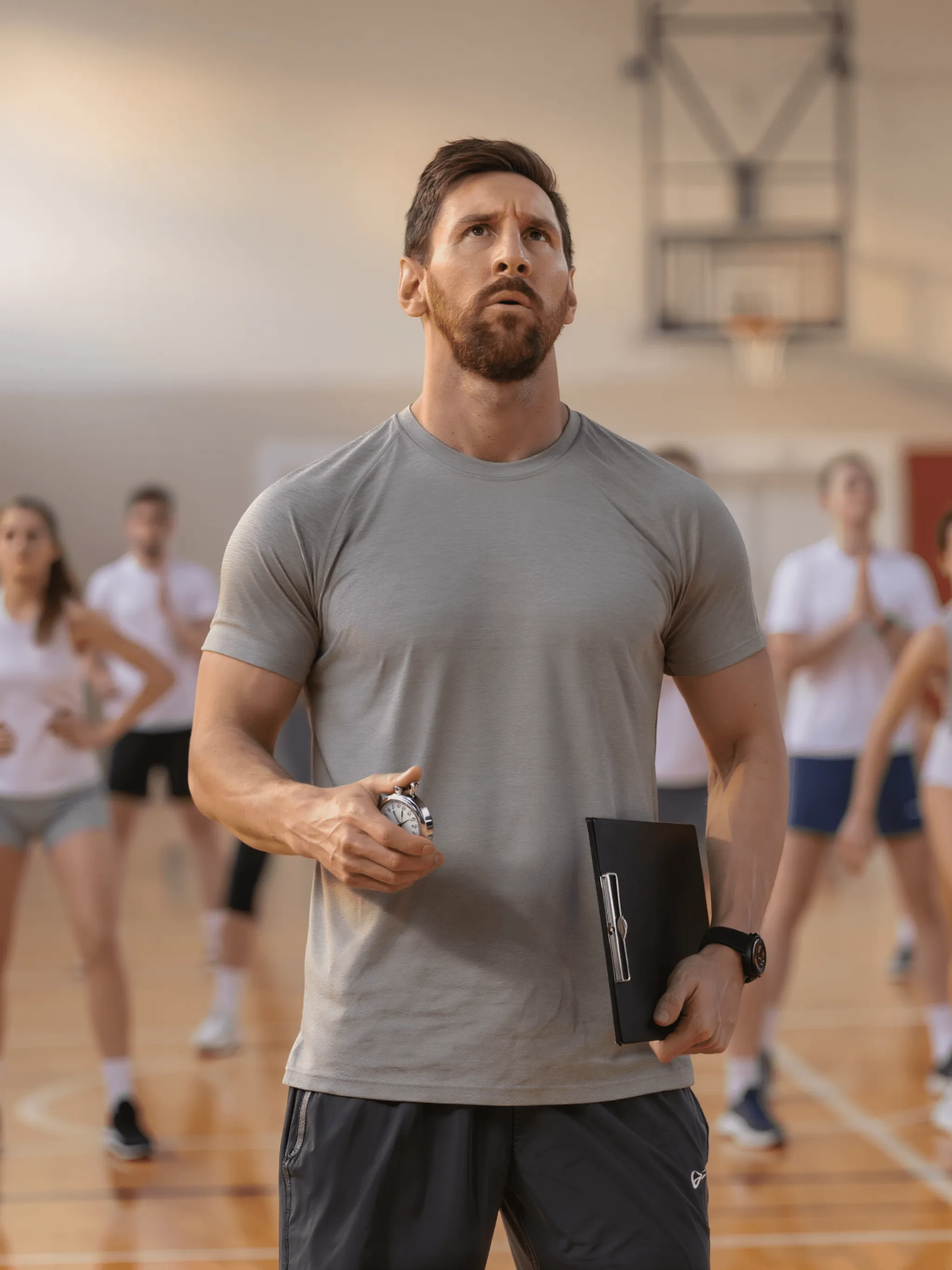 Free Sports Coach Portrait Template to Edit Online