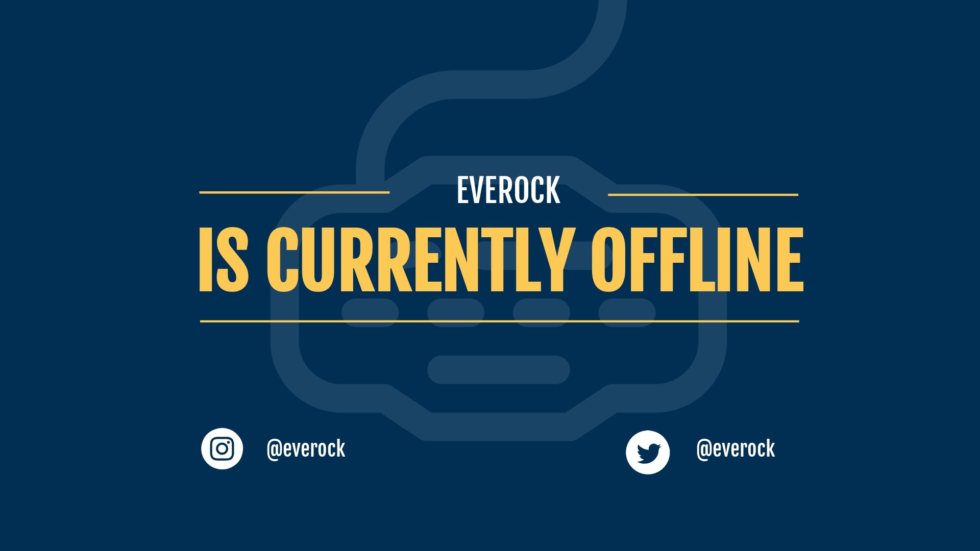 Free Gaming Channel Twitch Offline Banner Template