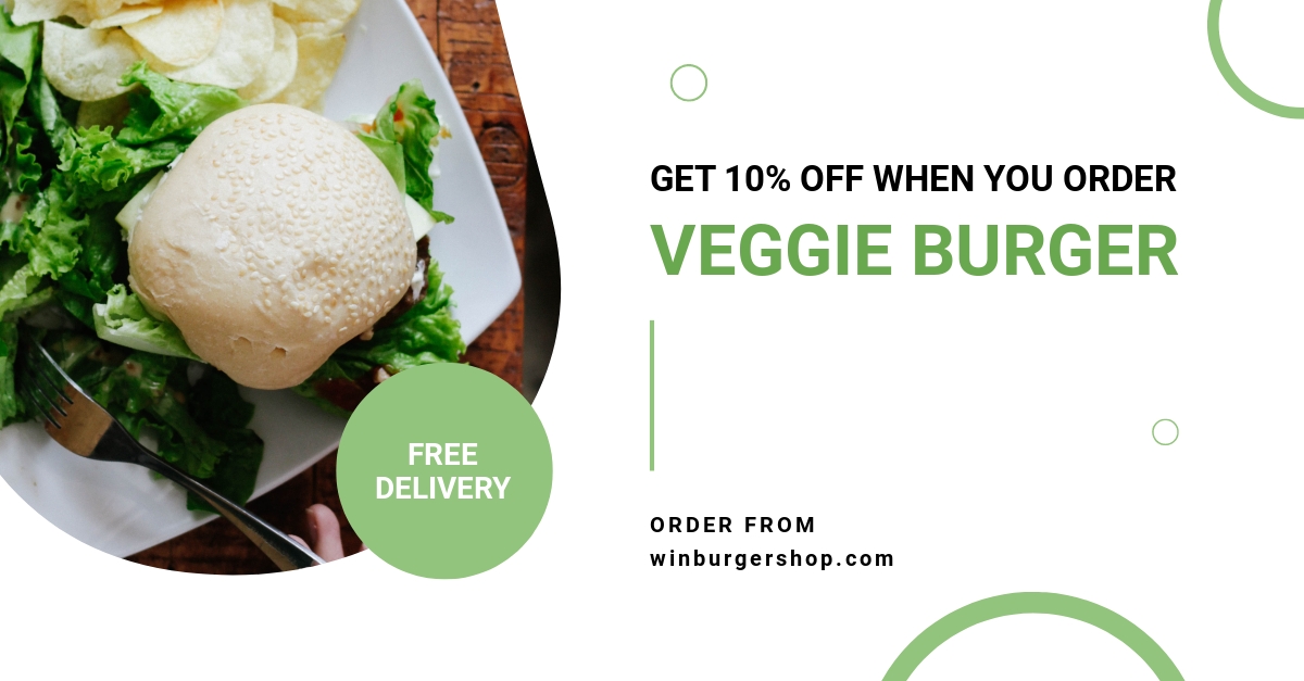 Free Food Facebook Shop Ad Template