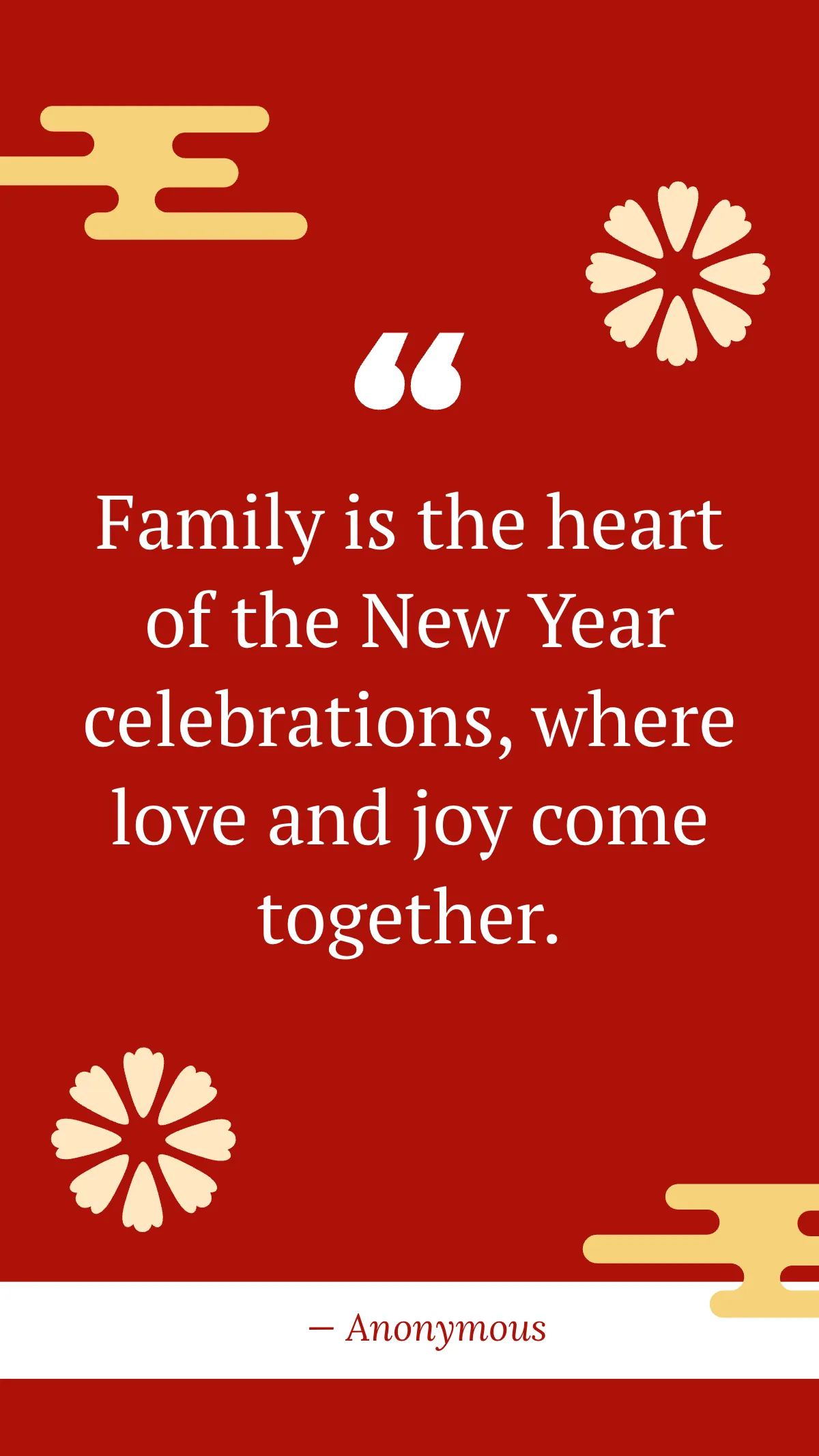 Free Chinese New Year Quotes Templates to Edit Online