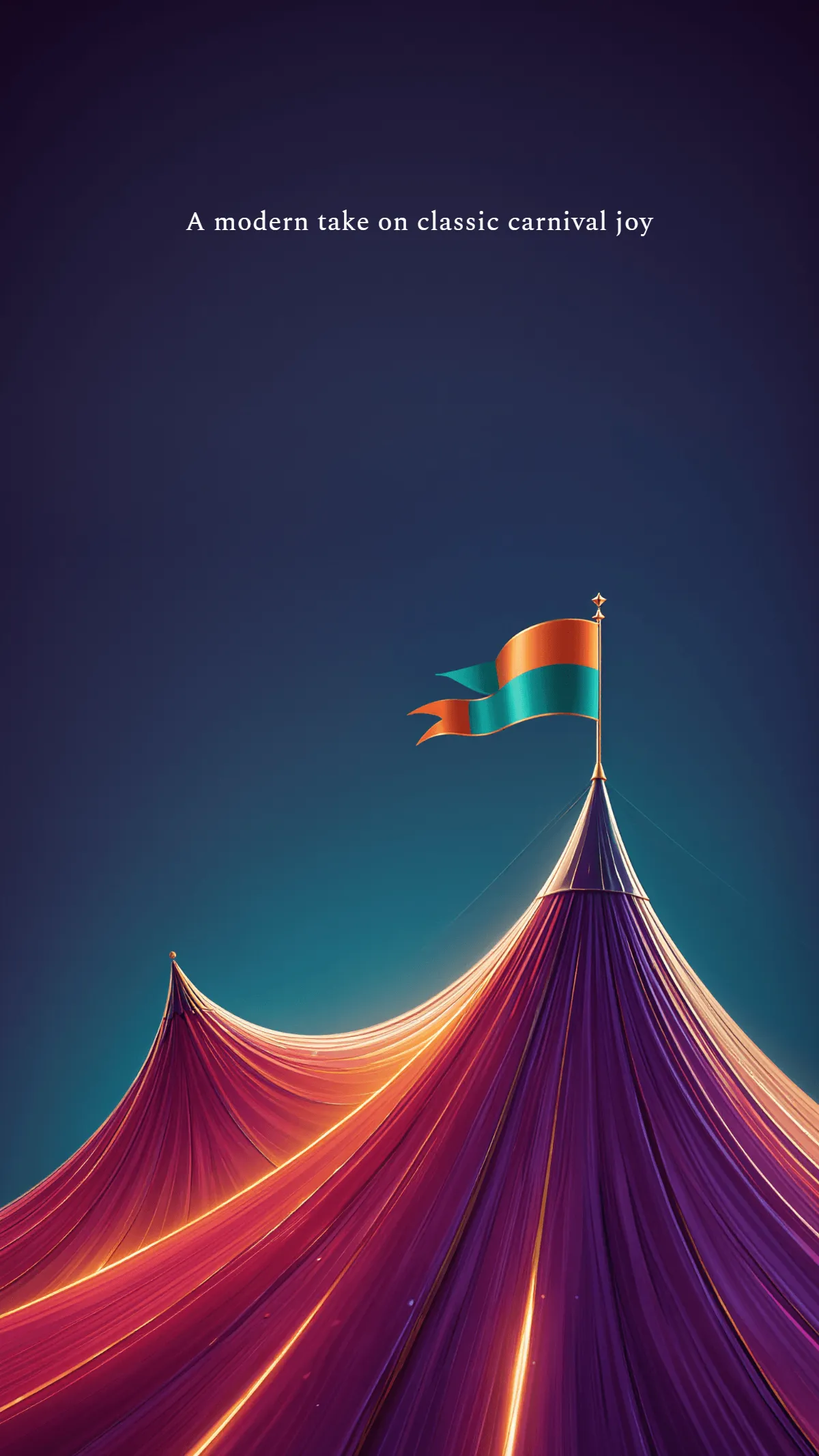 Free Minimalist Carnival Wallpaper Template to Edit Online