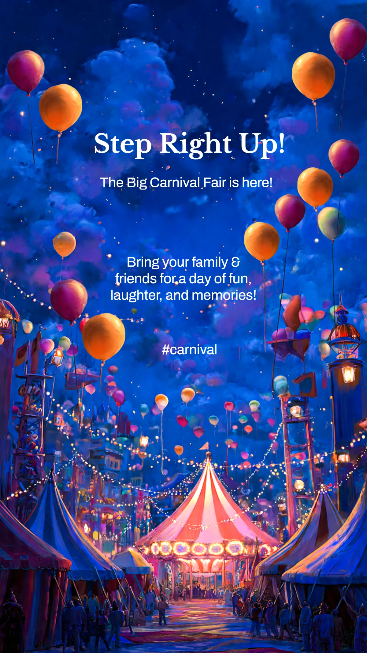 Free Animated Carnival Fair Template to Edit Online