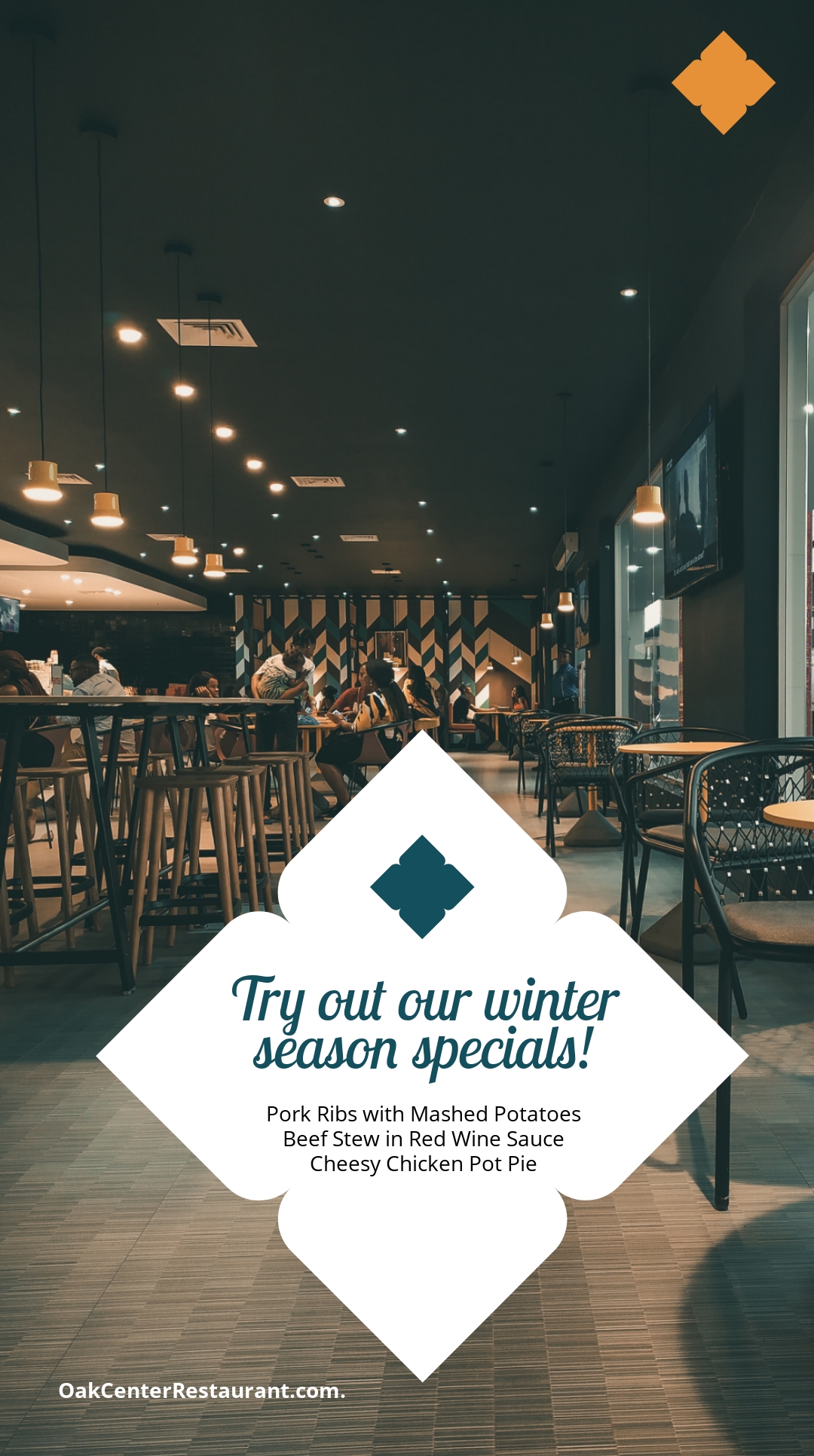 Restaurant Menu Snapchat Geofilter Template