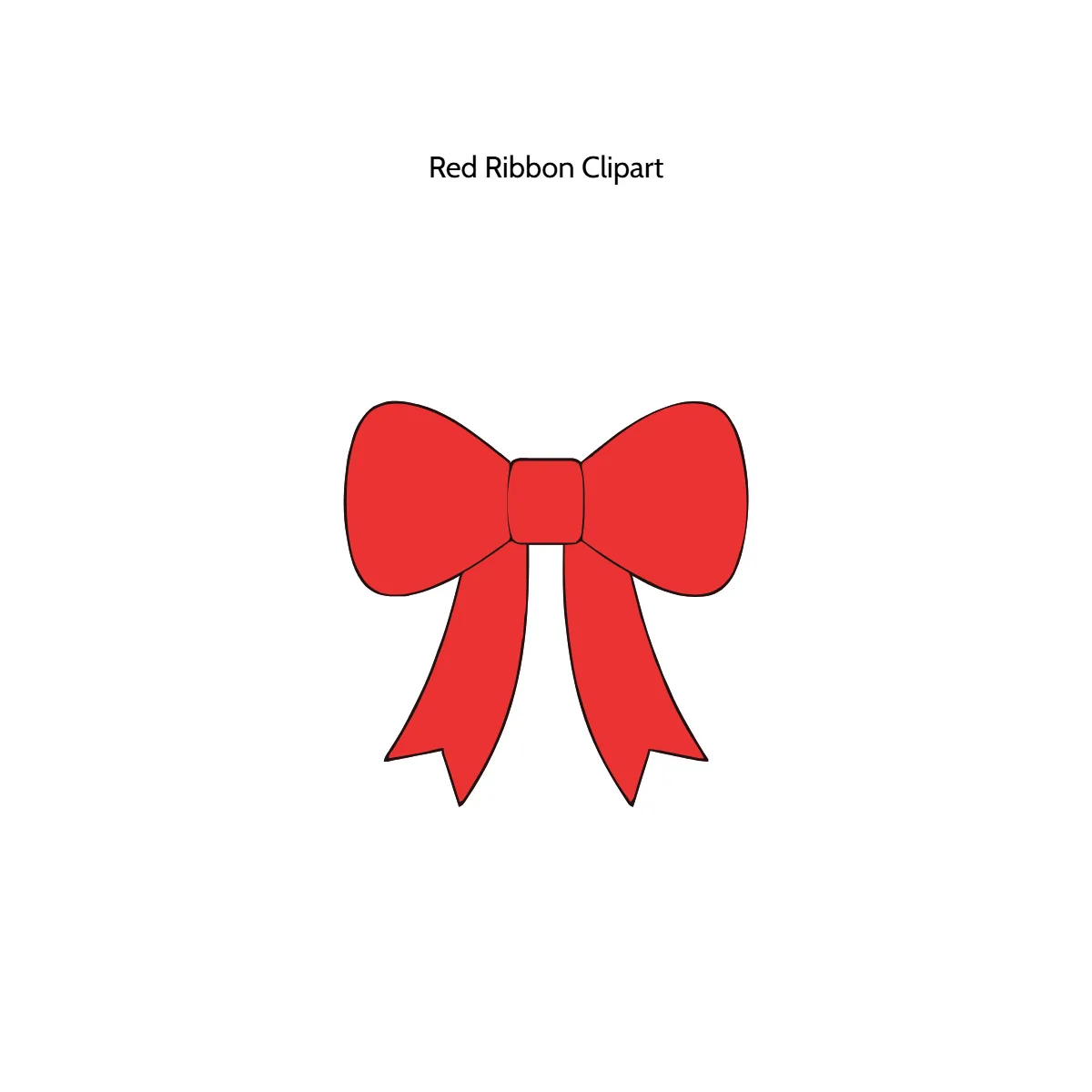 Free Red Ribbon Clipart Template to Edit Online