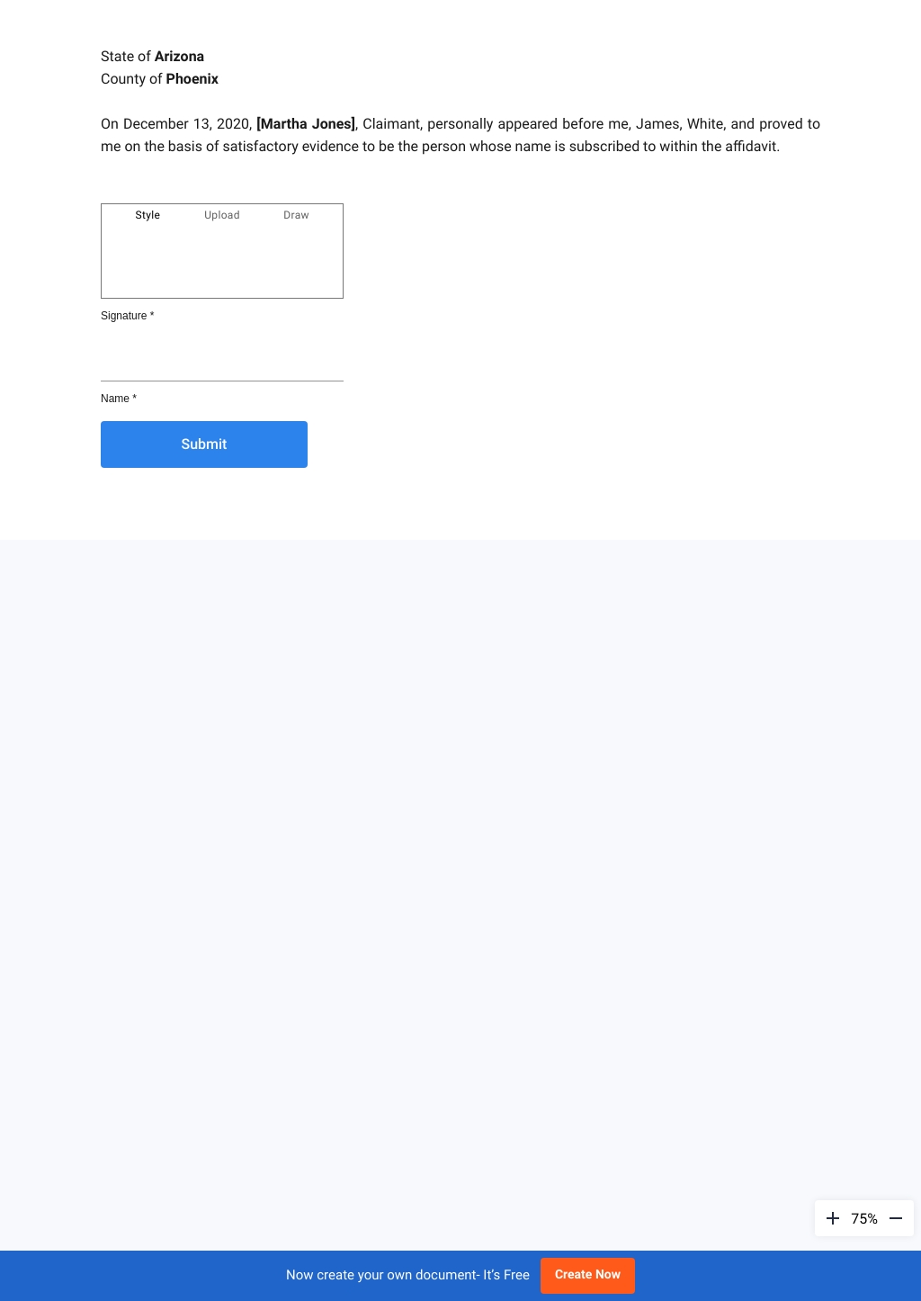 Free Sample Affidavit of Ownership Template - Download in Word, Google ...