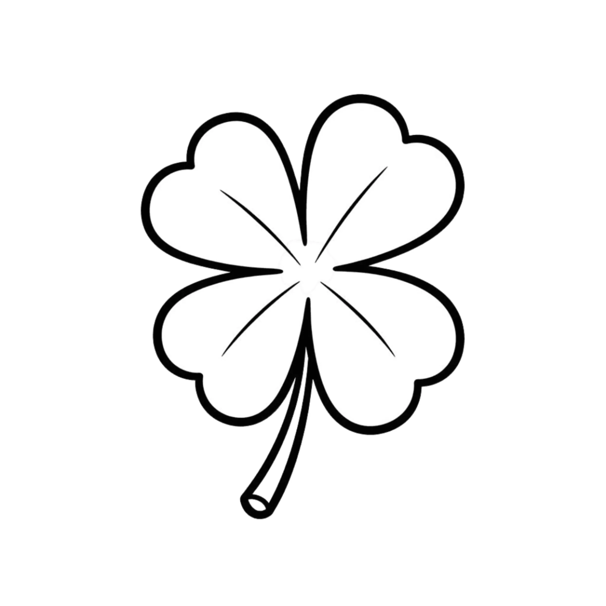 Free Shamrock Drawing Template to Edit Online