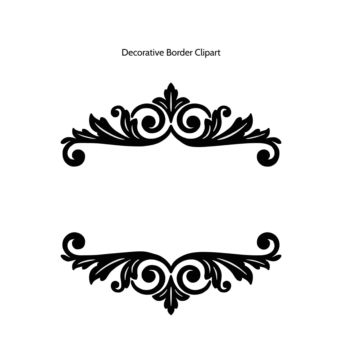 Free Decorative Border Clipart Template to Edit Online