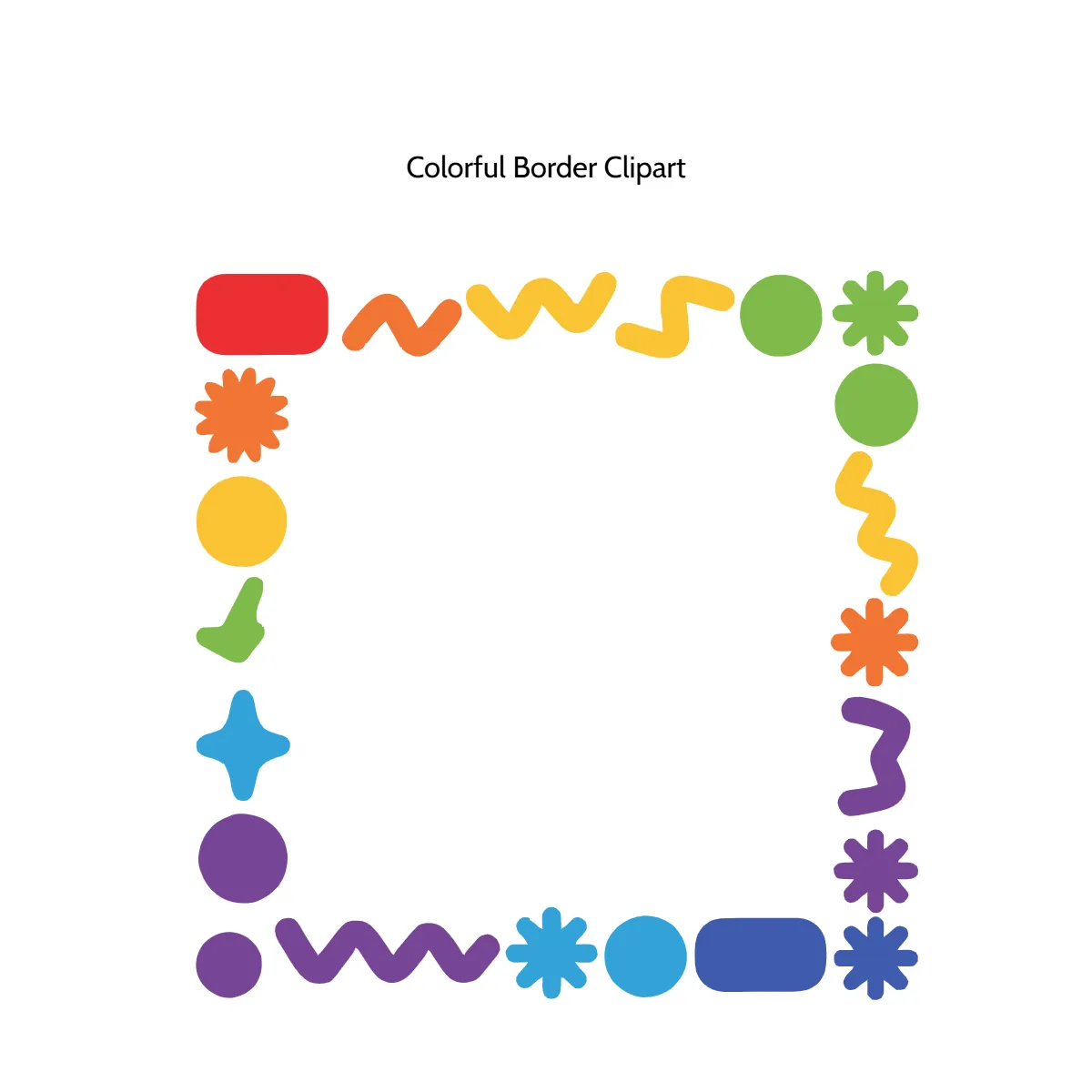 Free Colorful Border Clipart Template to Edit Online