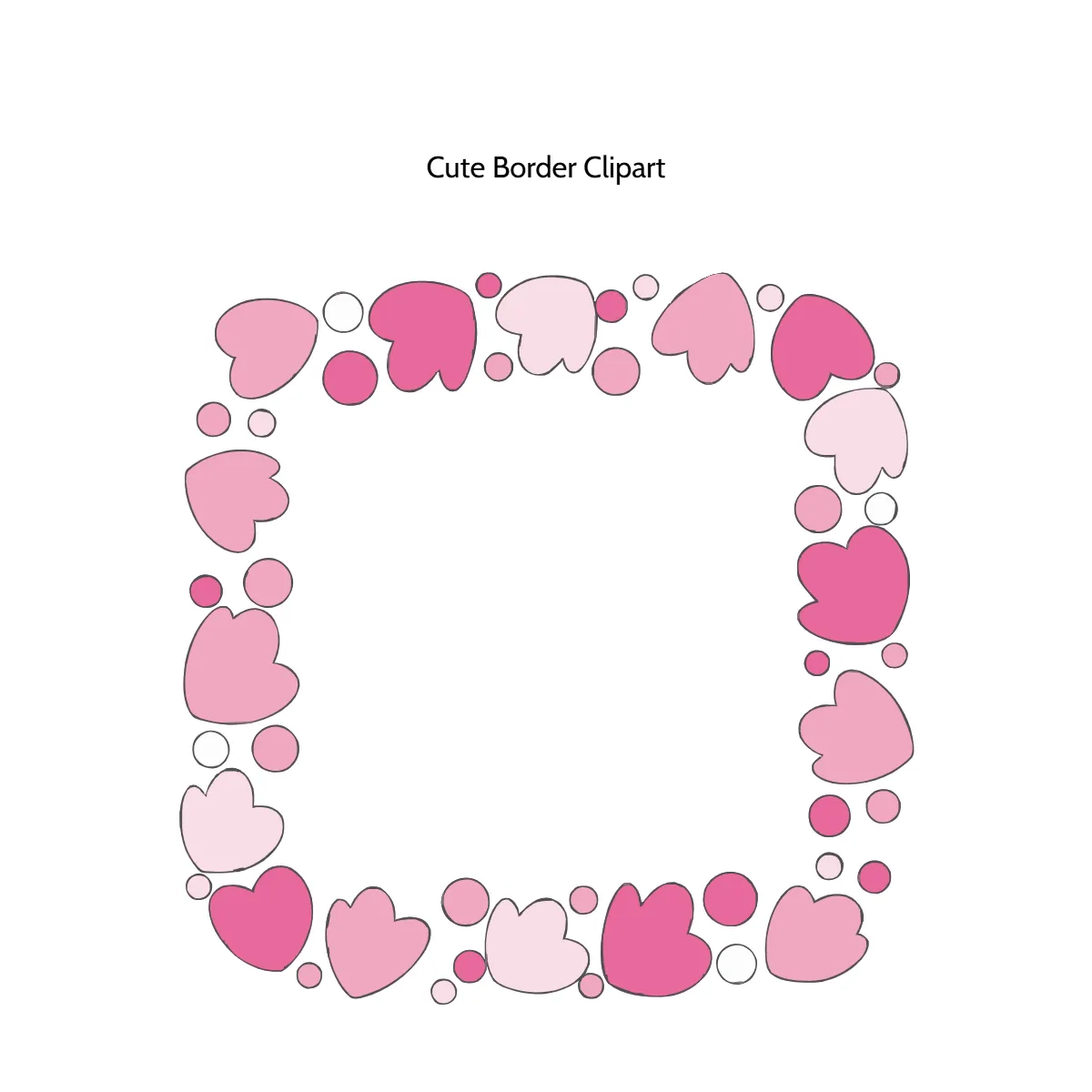 Free Cute Border Clipart Template to Edit Online