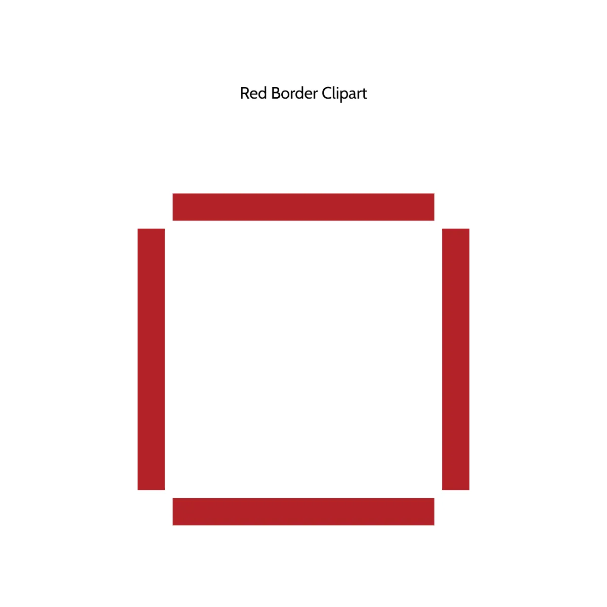 Free Red Border Clipart Template to Edit Online