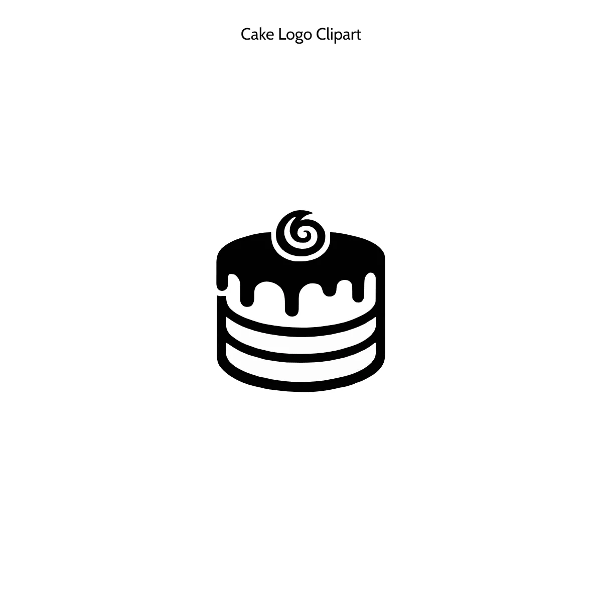 Free Cake Logo Clipart Template to Edit Online