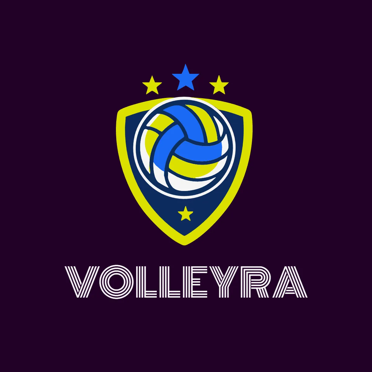 Free Volleyball Team Logo Template to Edit Online