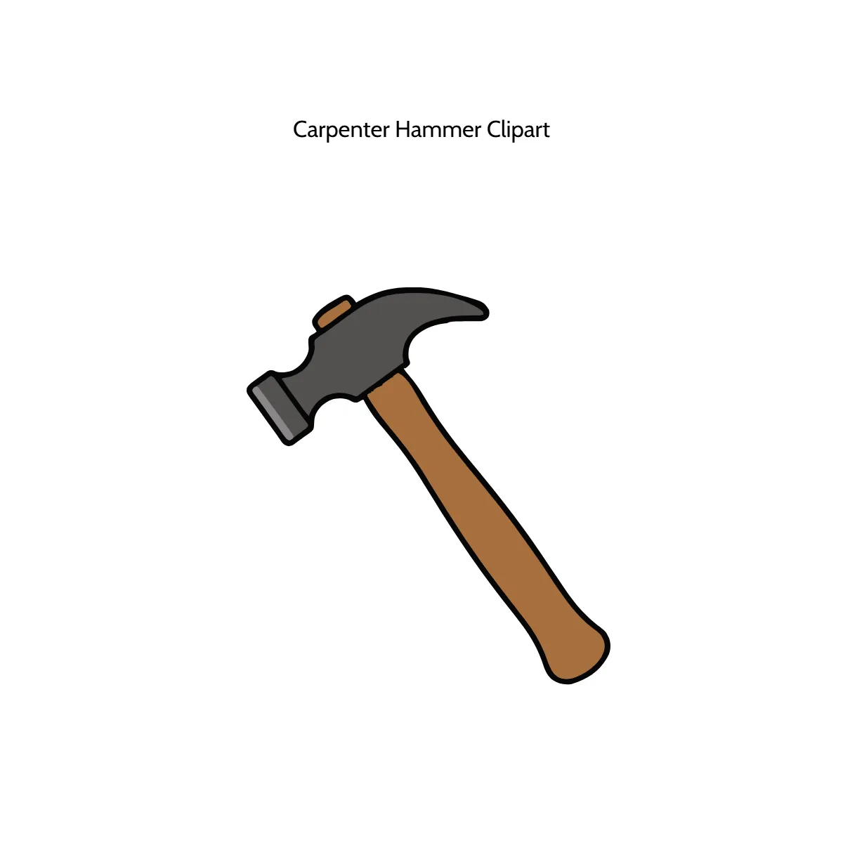 Free Carpenter Hammer Clipart Template to Edit Online