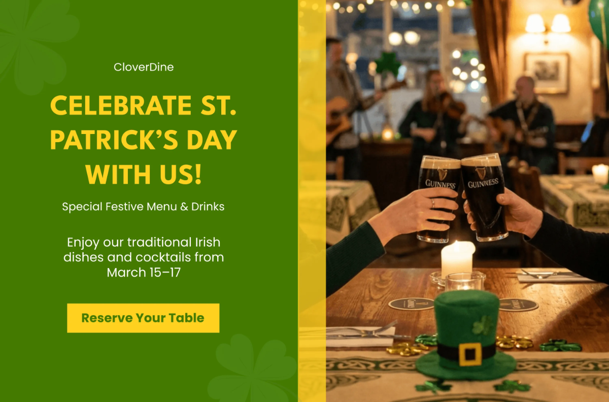 Free St. Patrick's Day Banner Templates, Editable and Printable
