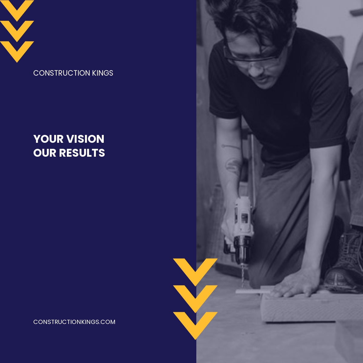 Free Residential Construction Instagram Post Template