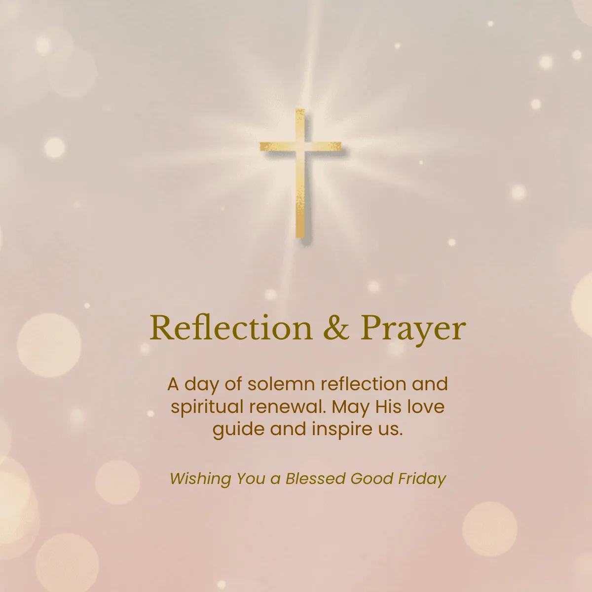 Free Professional Good Friday Template to Edit Online