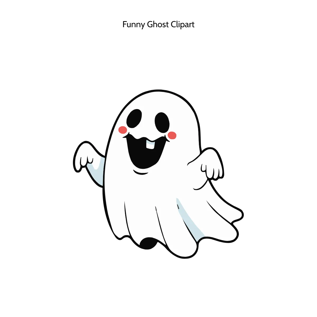 Free Funny Ghost Clipart Template to Edit Online