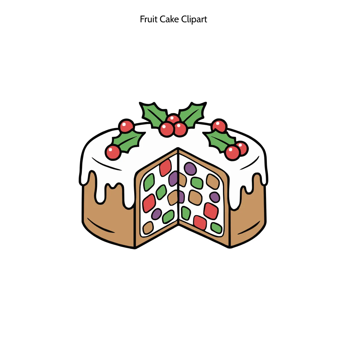Free Fruit Cake Clipart Template to Edit Online