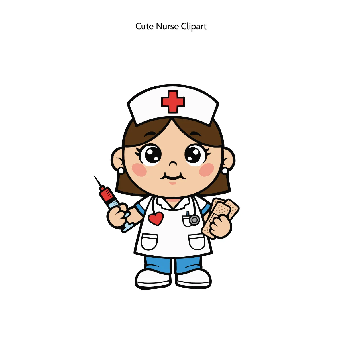 Free Cute Nurse Clipart Template to Edit Online