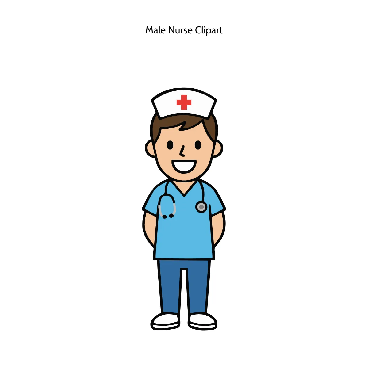 Free Male Nurse Clipart Template to Edit Online