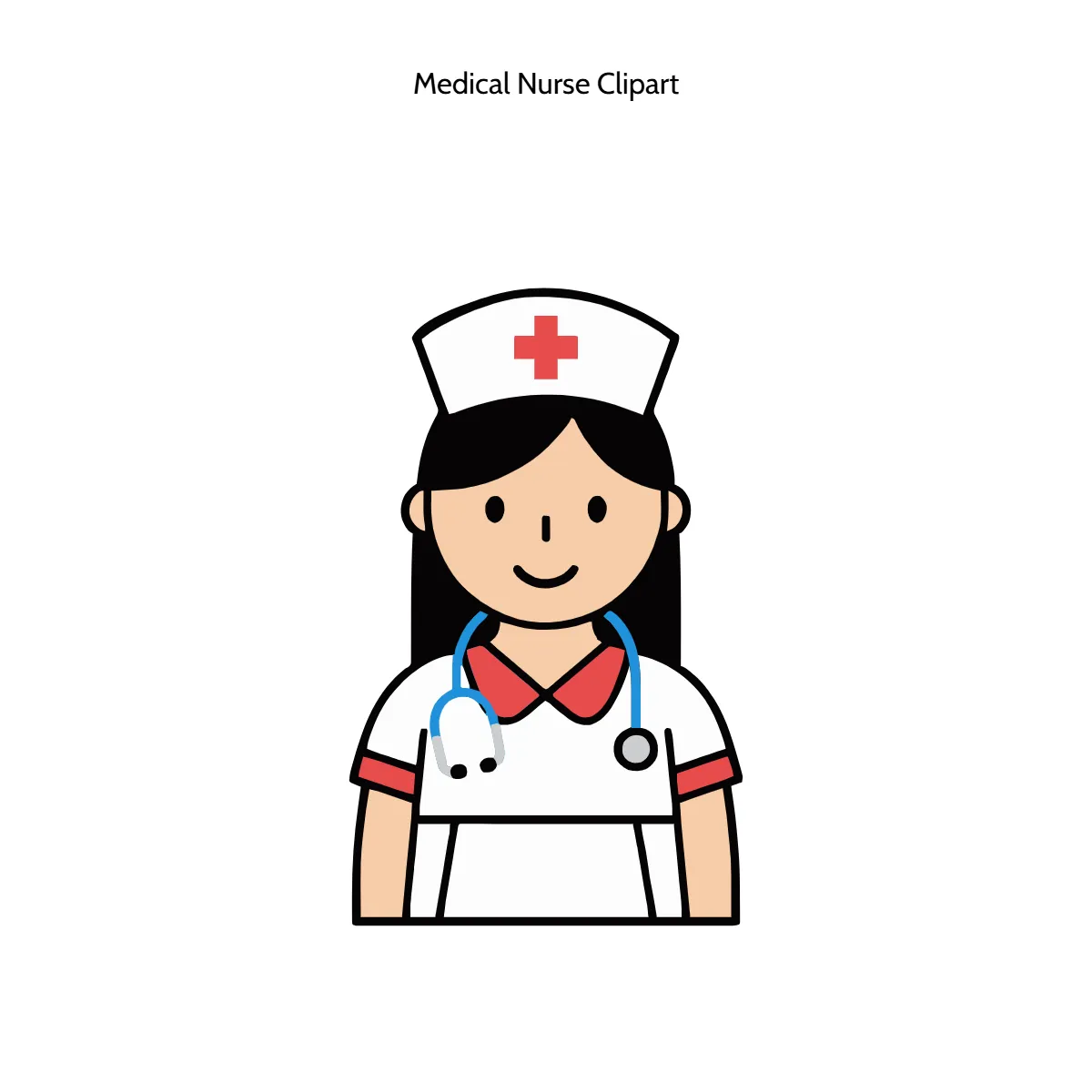 Free Medical Nurse Clipart Template to Edit Online