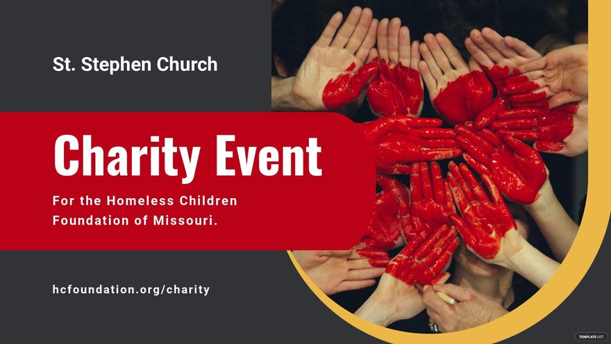 Free Charity Facebook Event Cover Template Template