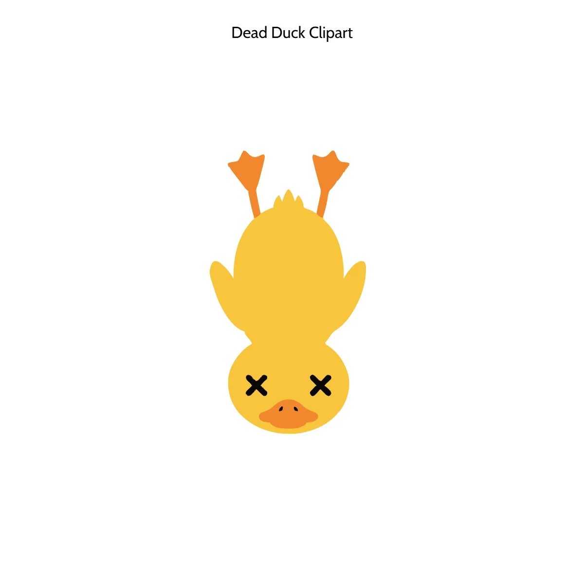 Free Dead Duck Clipart Template to Edit Online