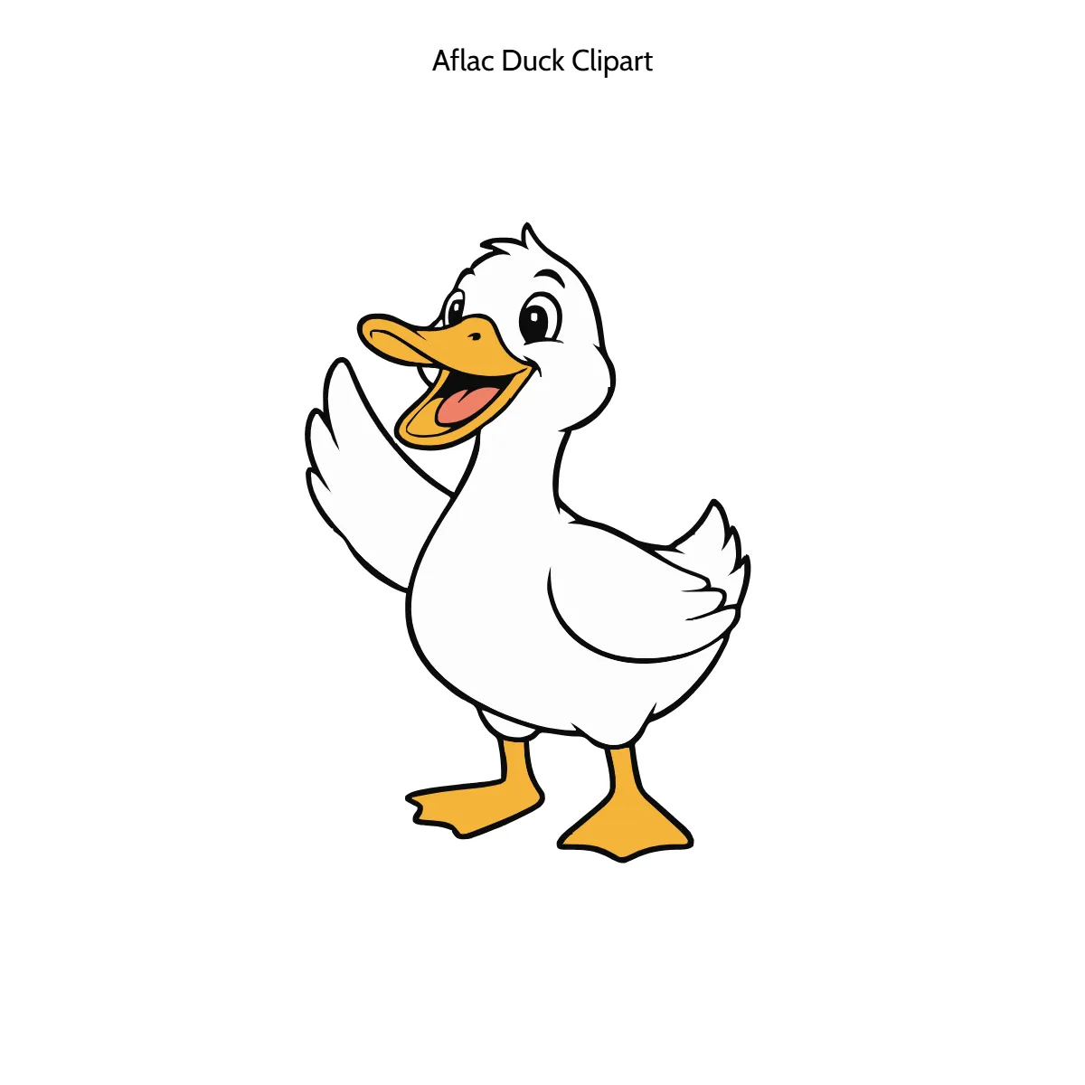 Free Aflac Duck Clipart Template to Edit Online