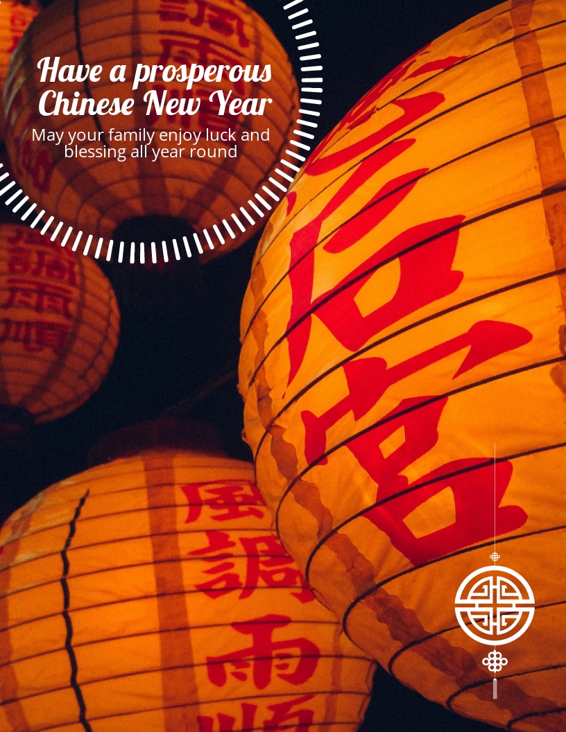 Free Chinese New Year Templates 75 Download Template