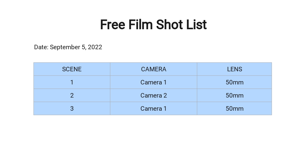 FREE Wedding List Template - Word (DOC)