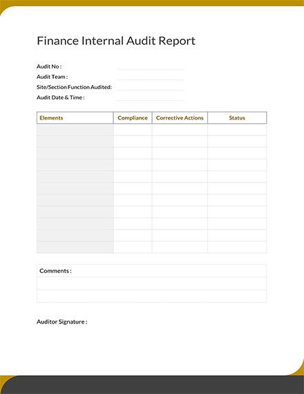 Audit Non conformance Report Template: Download 154+ Reports in Word ...