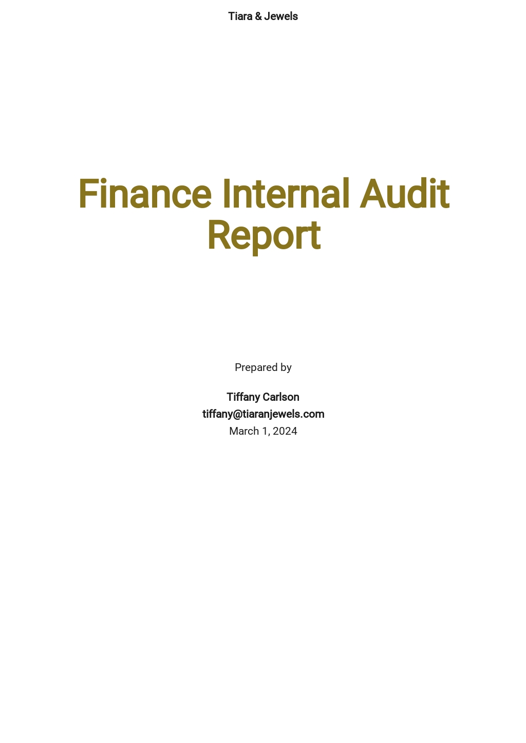 Financial Report Template Google Sheets