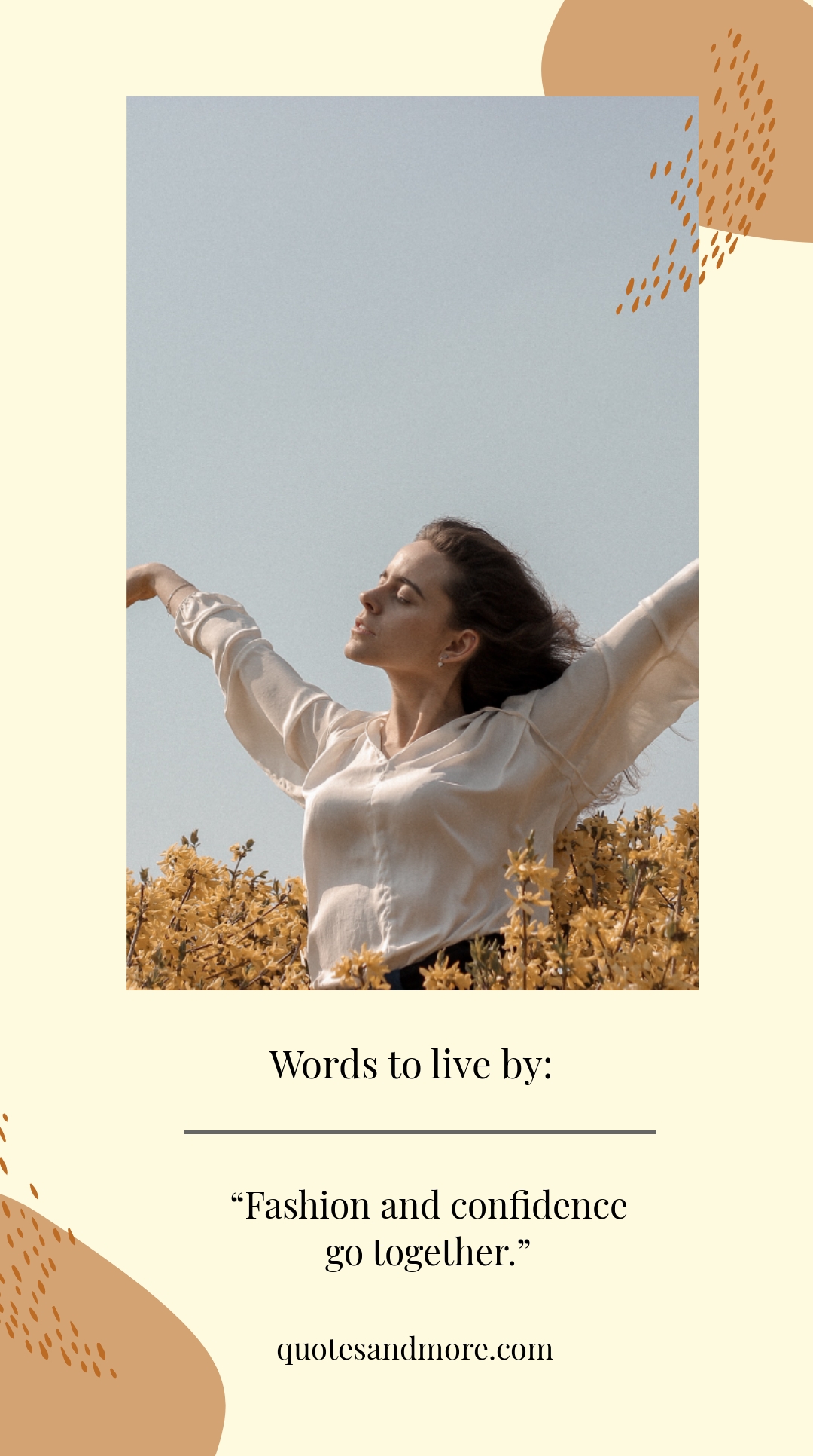 Free Fashion Quote Instagram Story Template Template