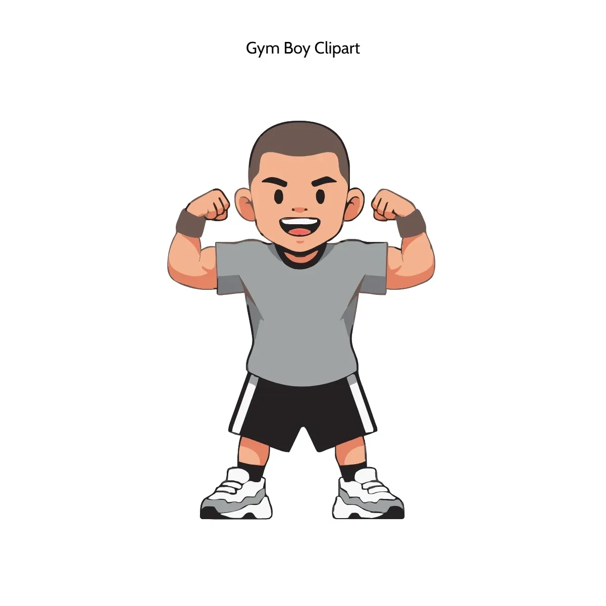 Free Gym Boy Clipart Template to Edit Online