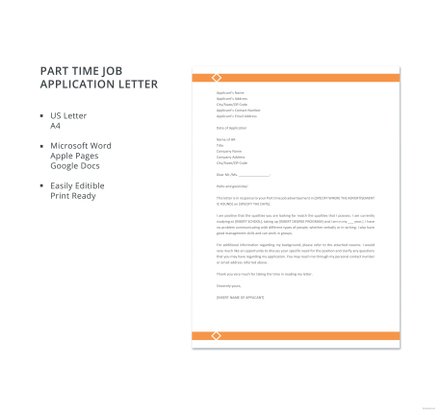 Free Part-Time Job Resignation Letter Template: Download 700+ Letters ...