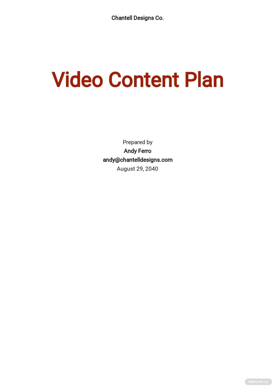 Free Local Content Strategy Plan Template - Google Docs, Word, Apple ...